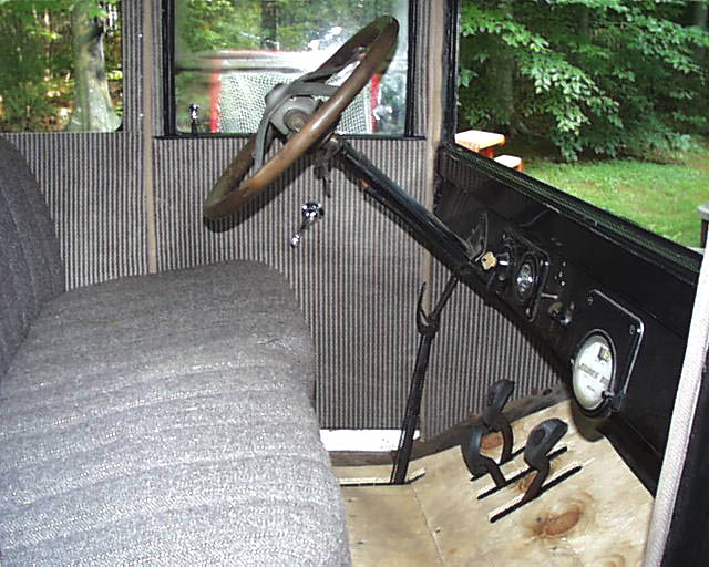 Reupholstering a Model T Coupe Interior